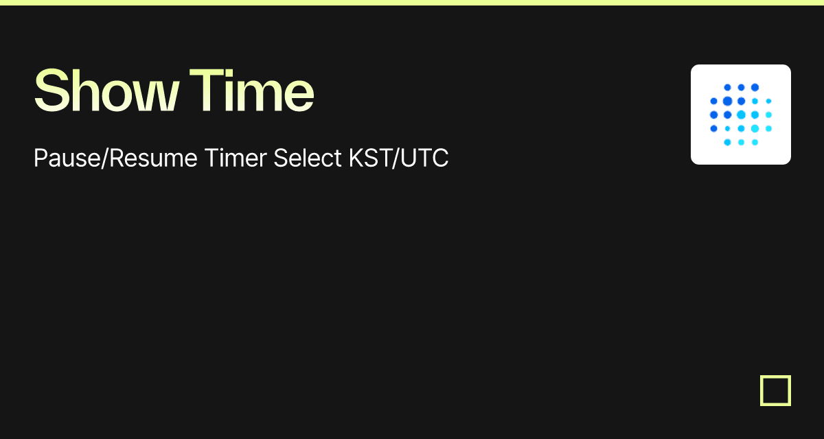Show Time - Codesandbox