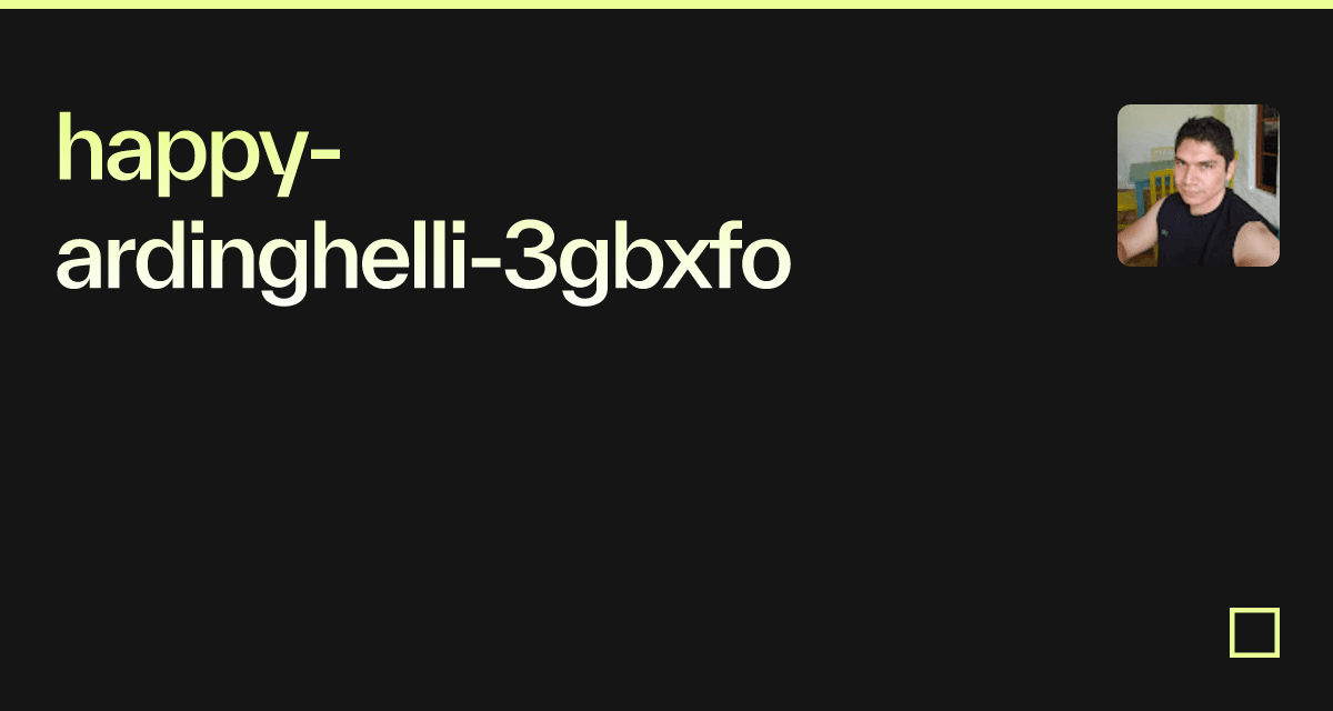 happy-ardinghelli-3gbxfo - Codesandbox