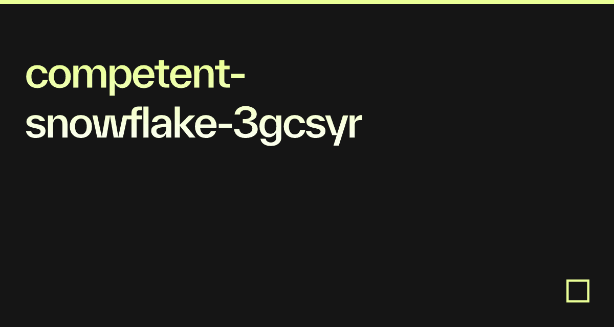 competent-snowflake-3gcsyr - Codesandbox