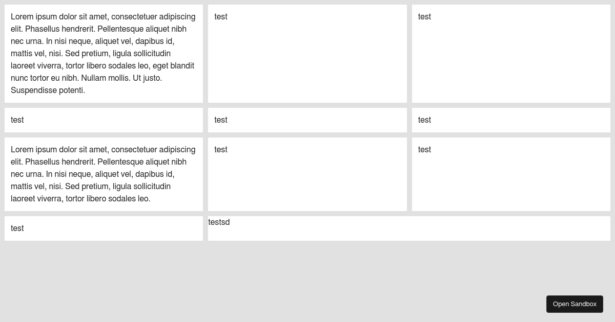 Vuetify Grid Example (forked) - Codesandbox