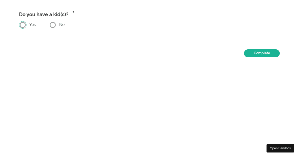 Surveyjs Vue Codesandbox