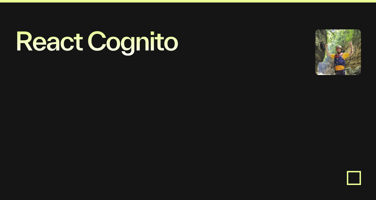 React Cognito - Codesandbox