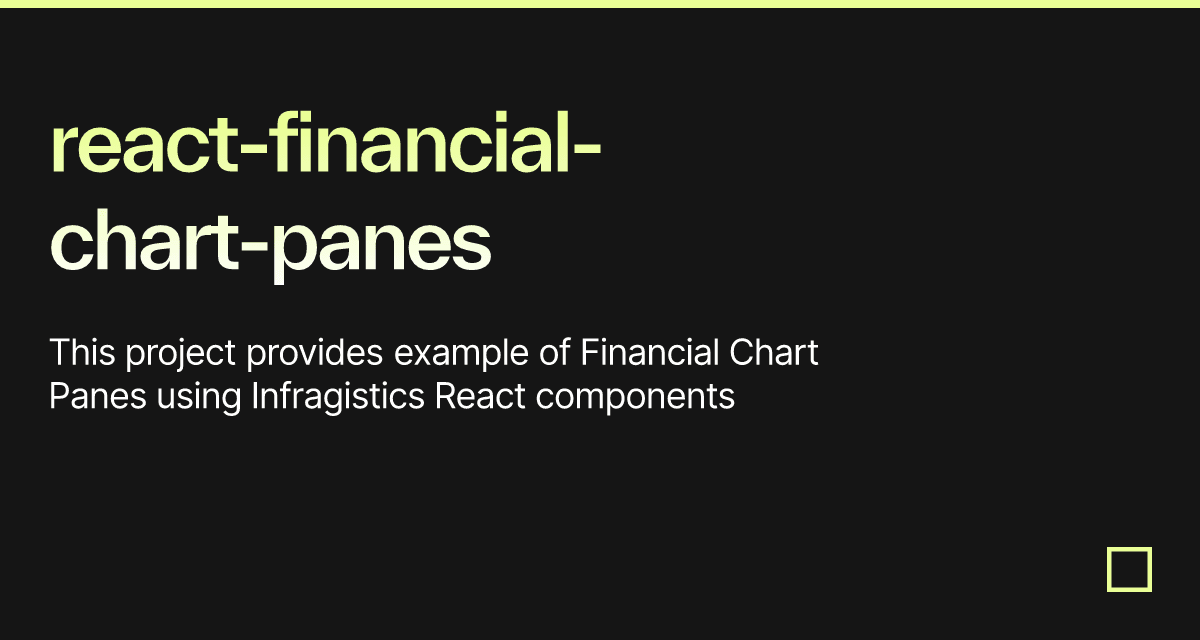 react-financial-chart-panes - Codesandbox