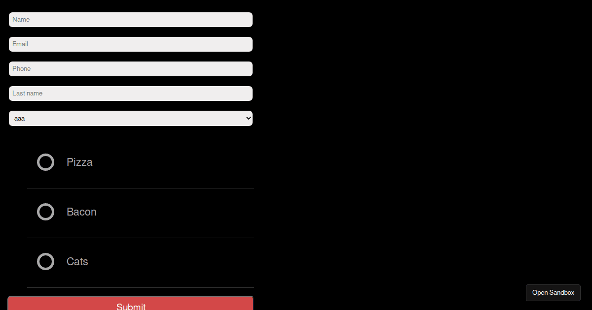 hookform-boilerplate - Codesandbox