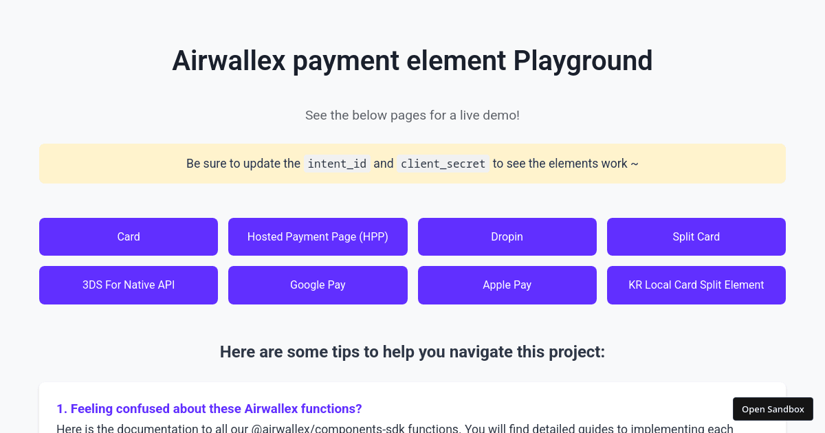 checkout-demo - Codesandbox