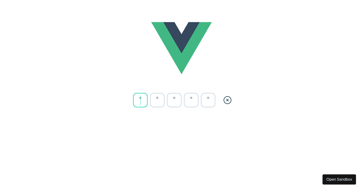 Vue 3 Headless OTP Component - Codesandbox