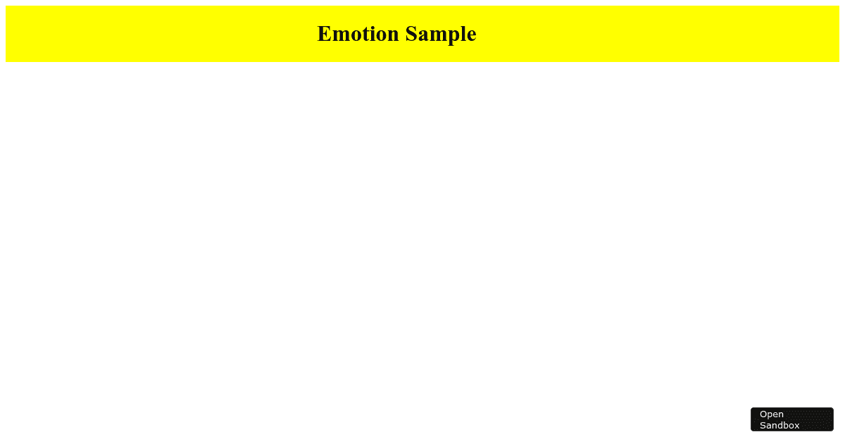 Emotion_cssprops_inline - Codesandbox