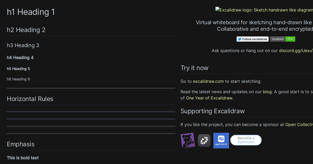 CSS Markdown - Codesandbox