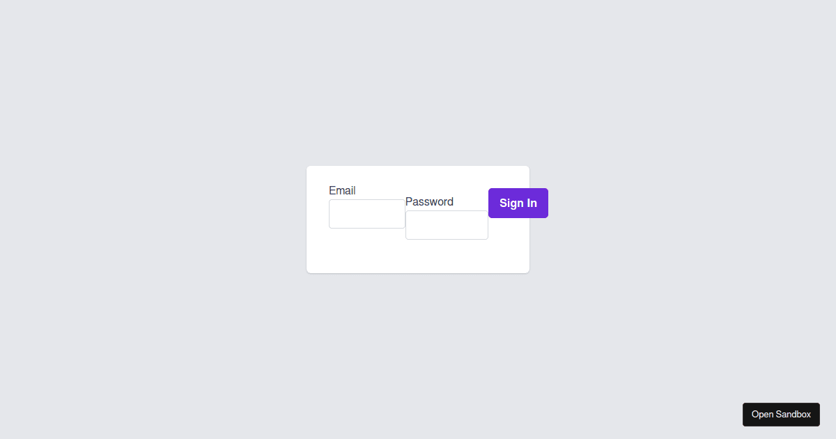 Reducer Example Codesandbox