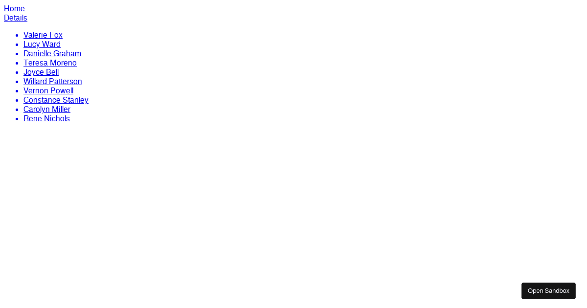 datalist.js - Codesandbox