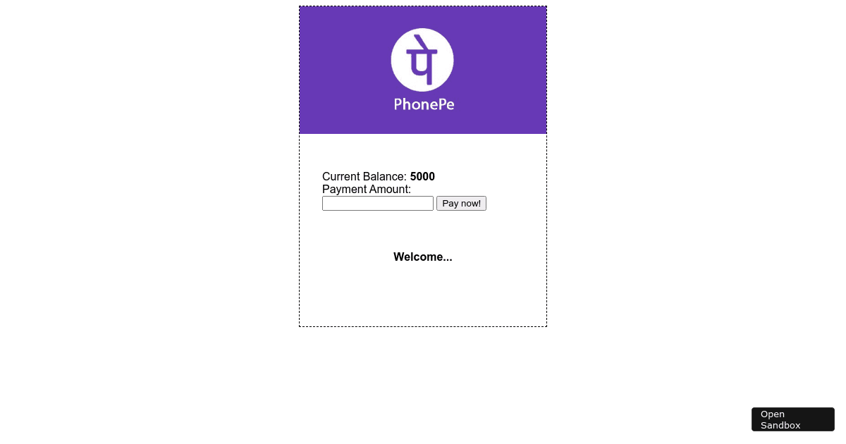 PhonePe-Payment-Simulation-Solution - Codesandbox