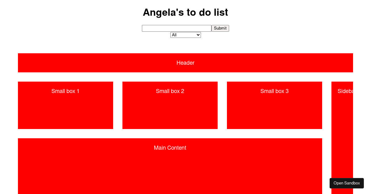 to do list using react - Codesandbox