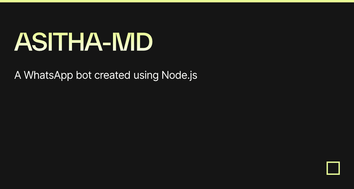 ASITHA-MD - Codesandbox