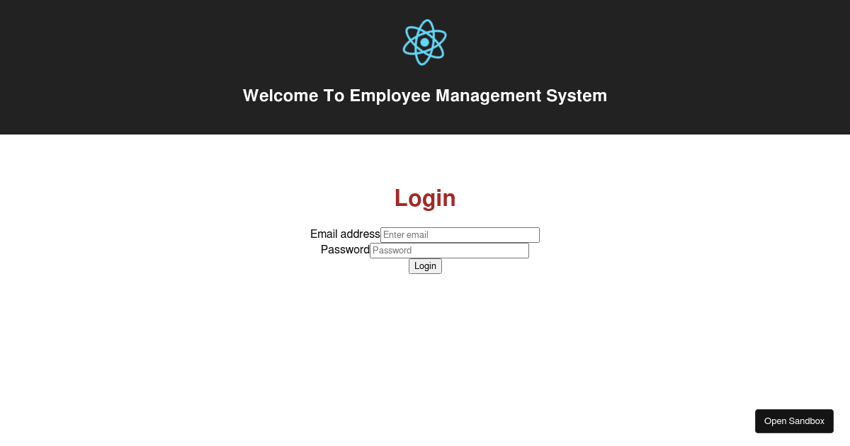 emplyee_management_system_using_react - Codesandbox