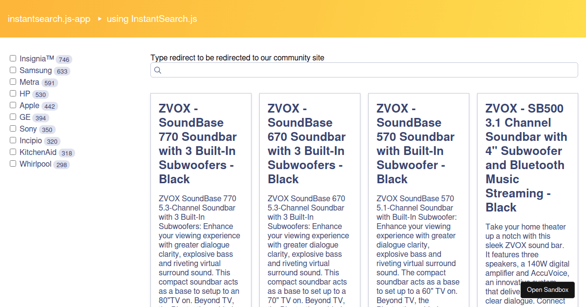 custom redirect - Codesandbox custom redirect - Codesandbox