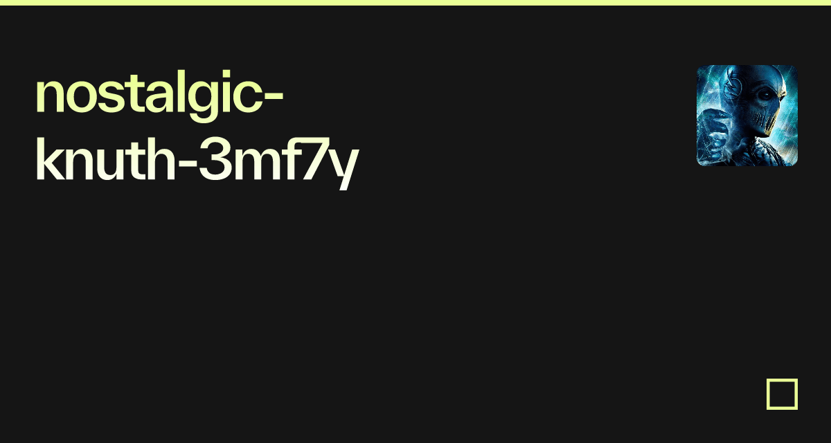 nostalgic-knuth-3mf7y - Codesandbox