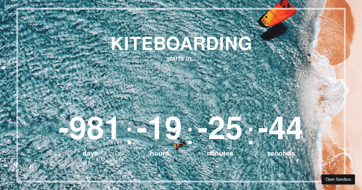 holiday-countdown - Codesandbox
