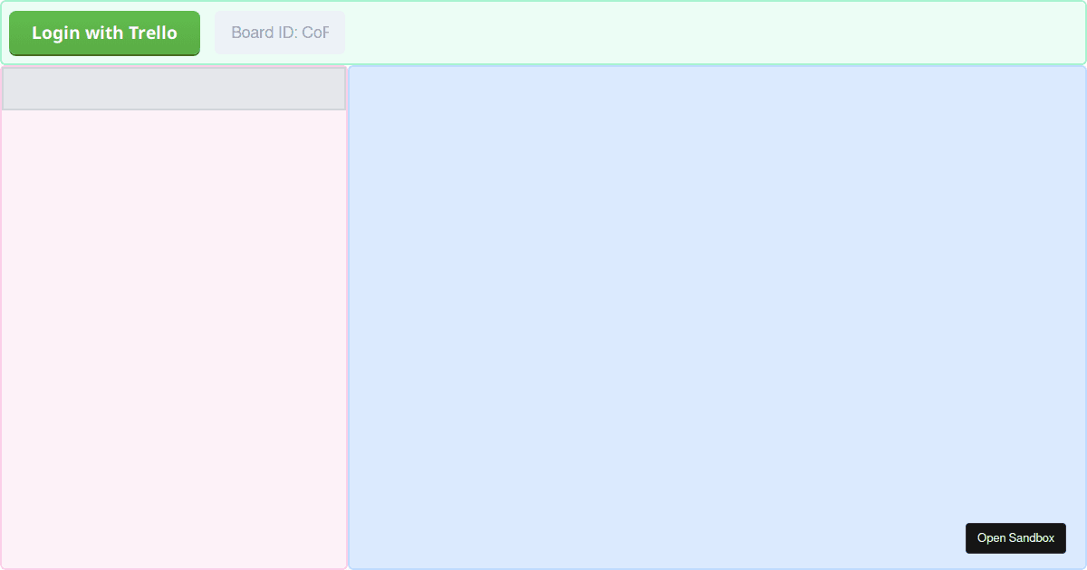 trello - Codesandbox