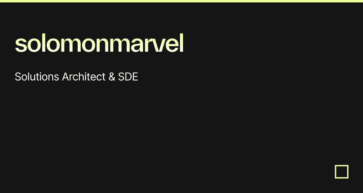 solomonmarvel - Codesandbox