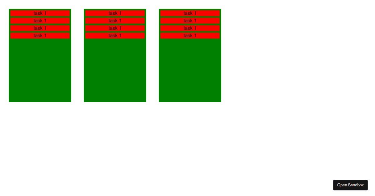 drag n drop todos - Codesandbox