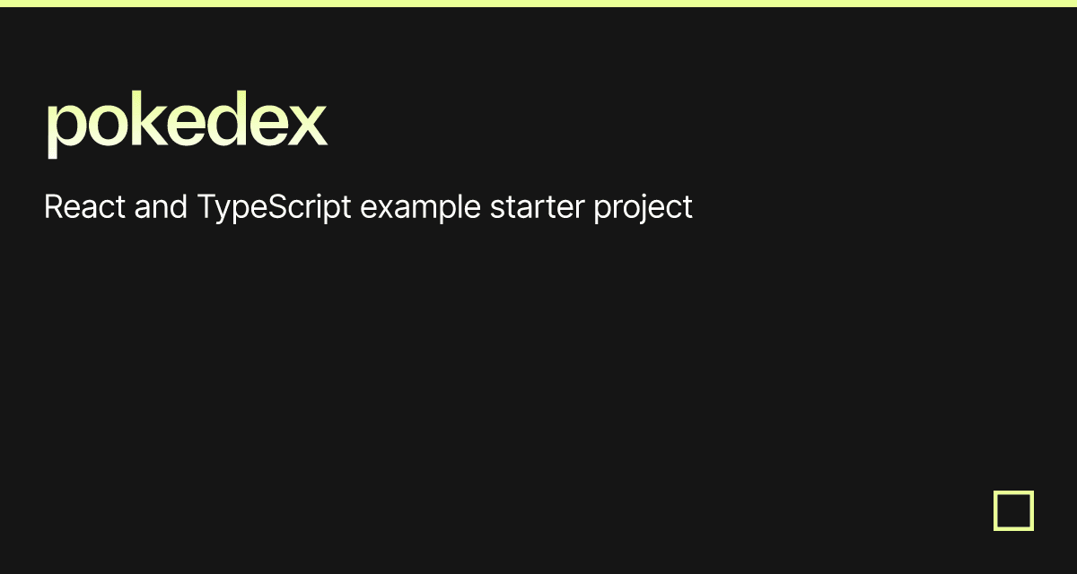 pokedex - Codesandbox