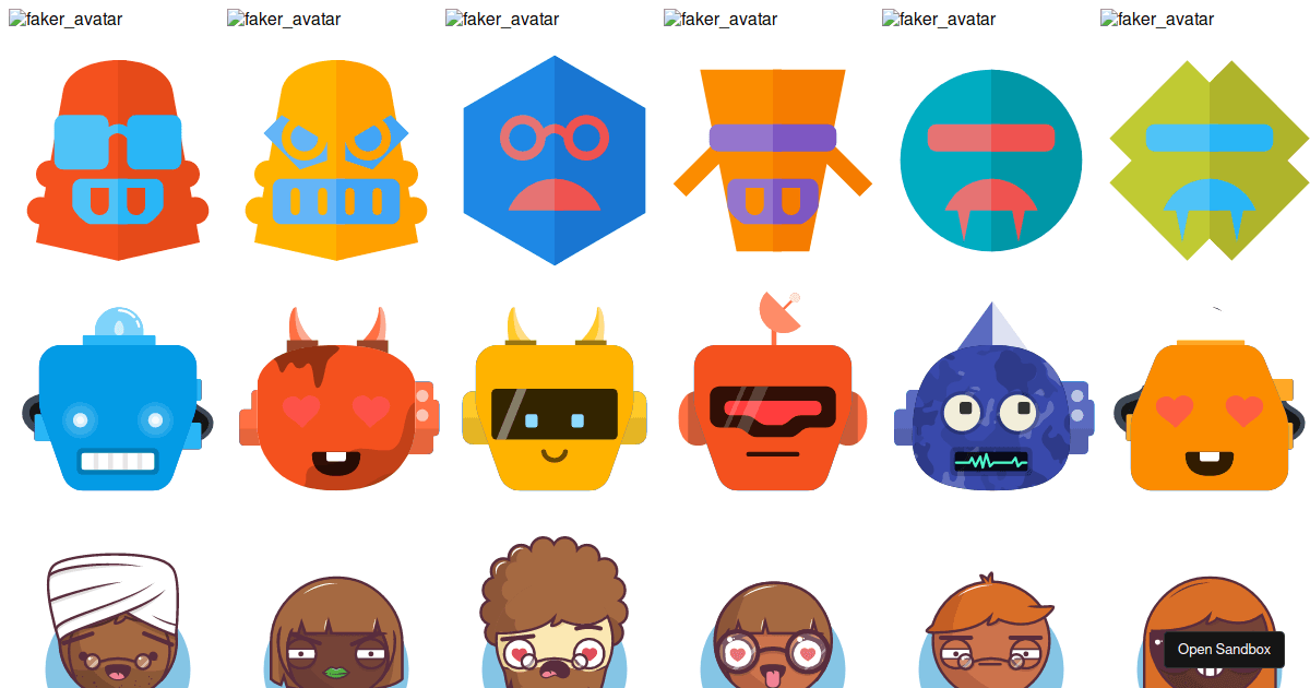 react-random-avatar - Codesandbox