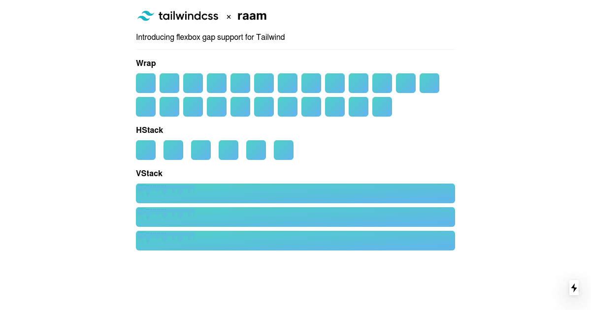 raam × tailwind - Codesandbox