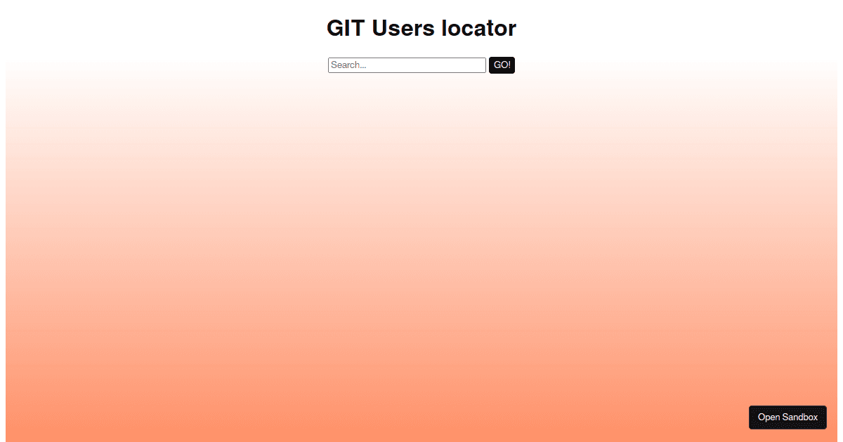 GITHUB API CALL - Codesandbox GITHUB API CALL - Codesandbox