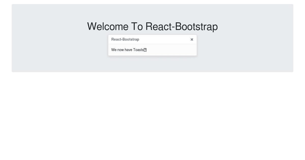 React Bootstrap Testing Codesandbox