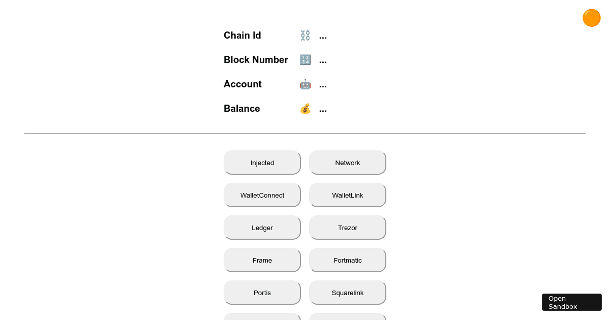 web3-react-v6 - Codesandbox