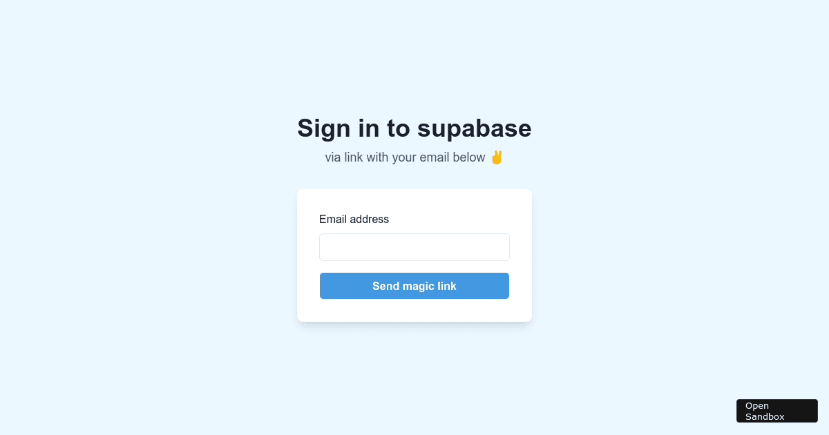 supabase-profile-page (forked) - Codesandbox