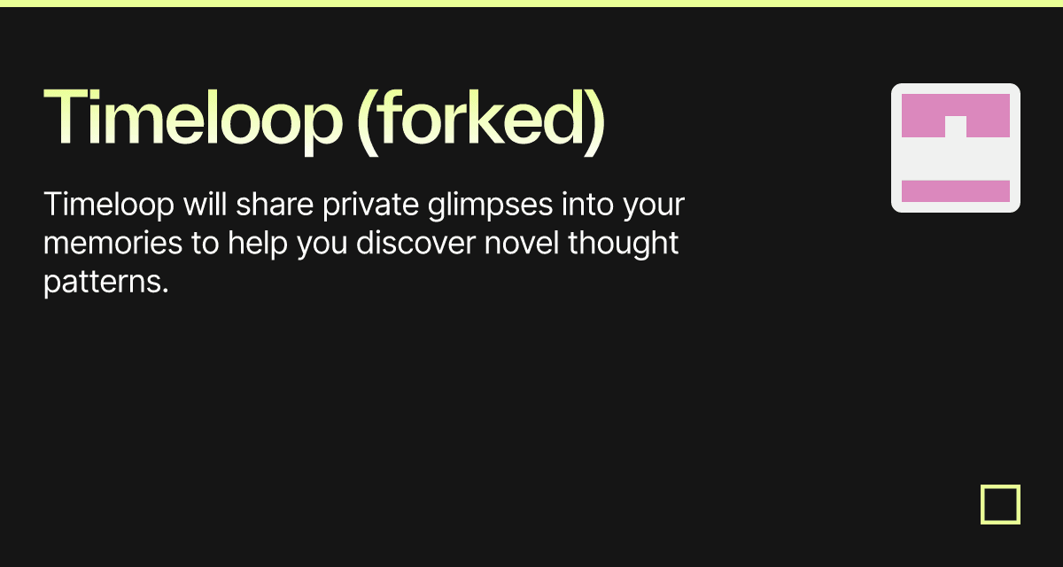 Timeloop (forked) - Codesandbox