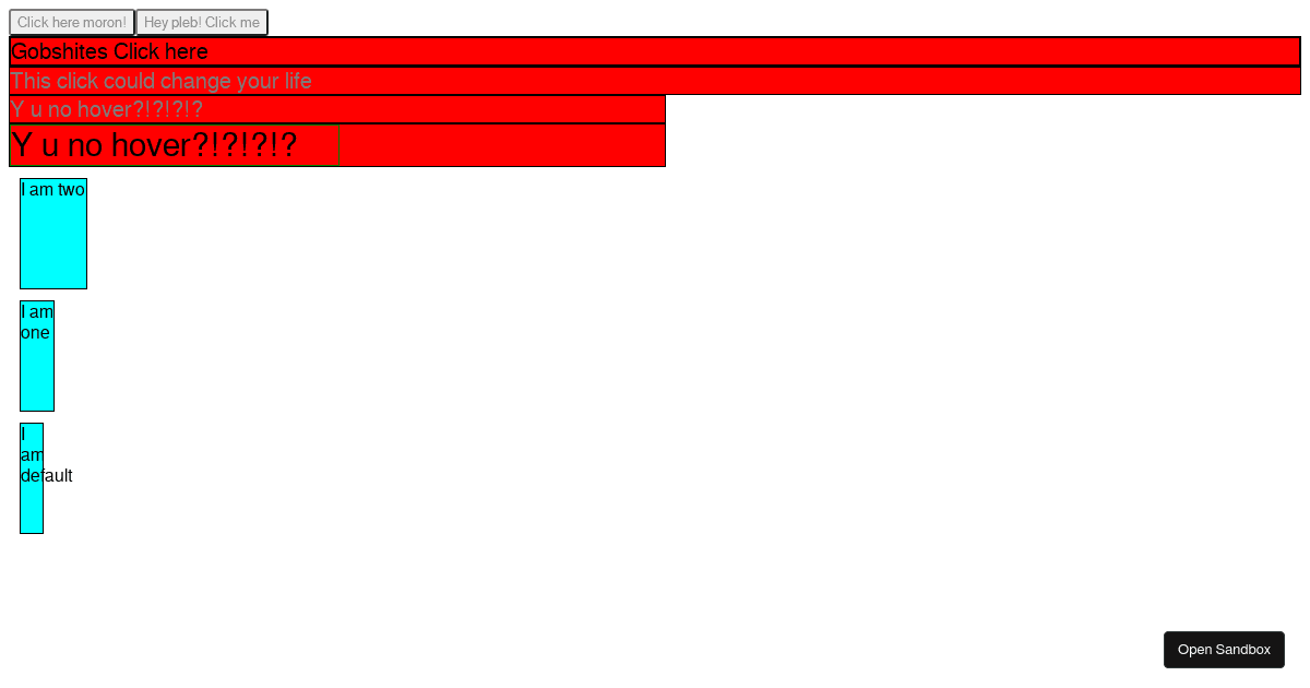 Emotion - dynamic styles - Codesandbox