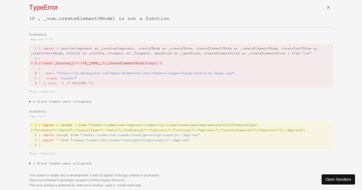 Scrolling - DevExtreme Popup - Codesandbox