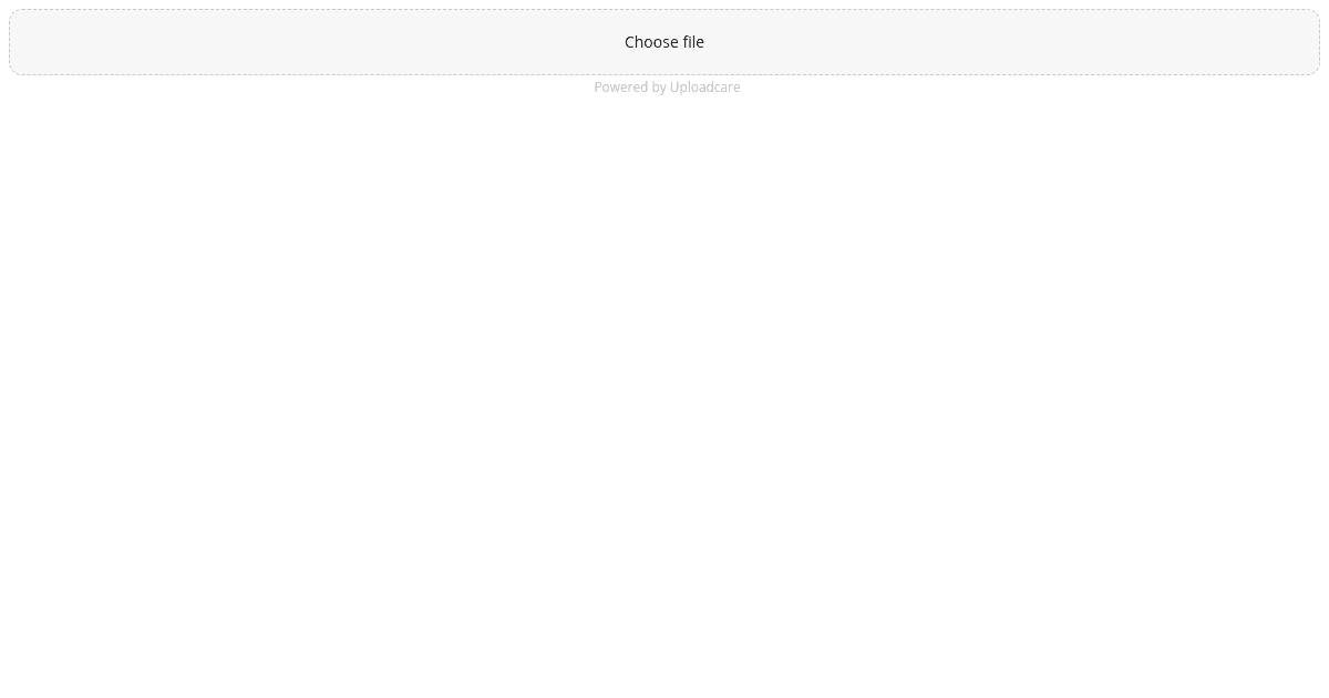 Uploader Minimal React Codesandbox