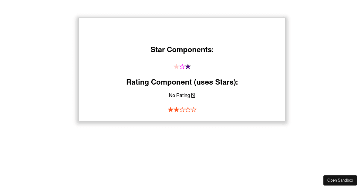 star-rating-component - Codesandbox star-rating-component - Codesandbox
