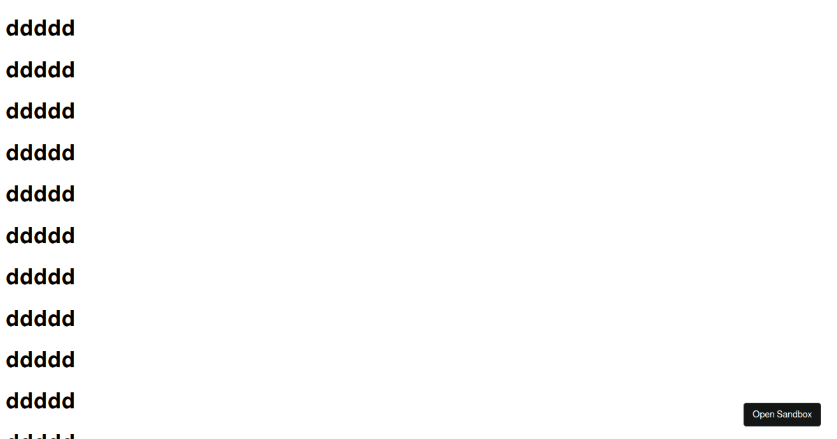 React In Viewport Forked Codesandbox