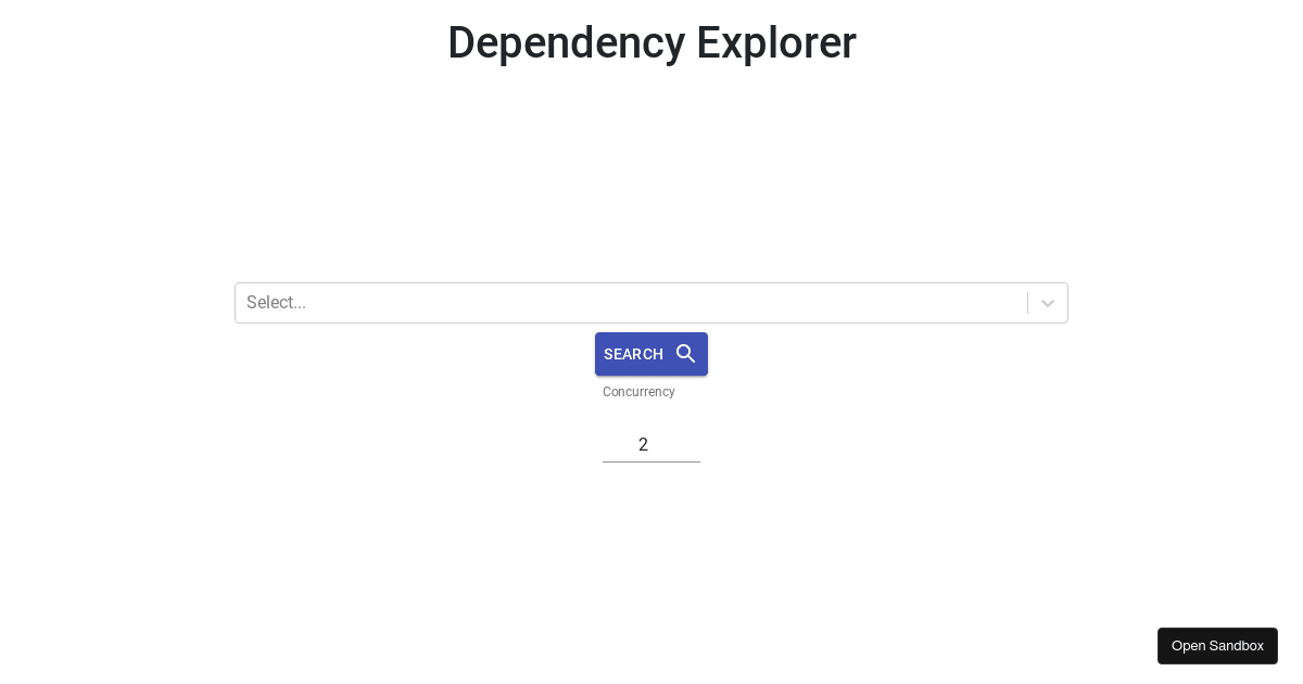 npm-explorer - Codesandbox