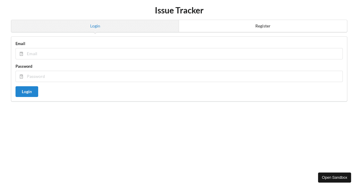issue-tracker - Codesandbox