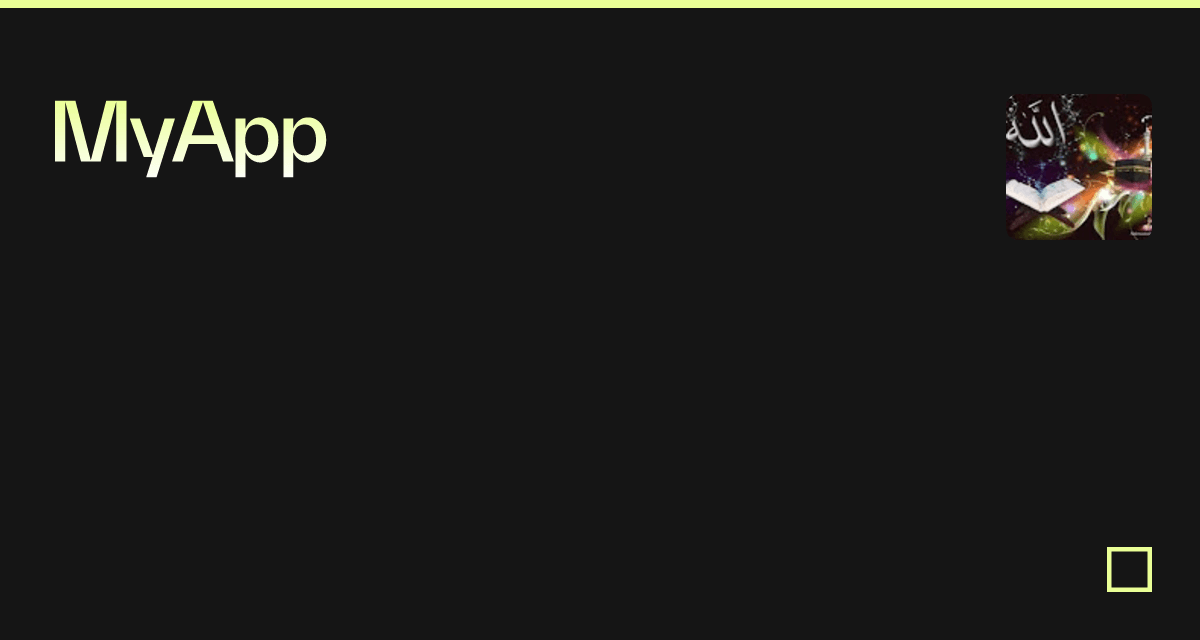 MyApp - Codesandbox