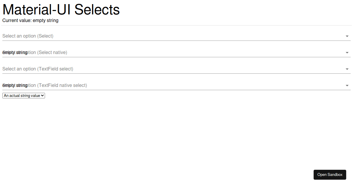 Material Ui Textfield Select V Select Codesandbox