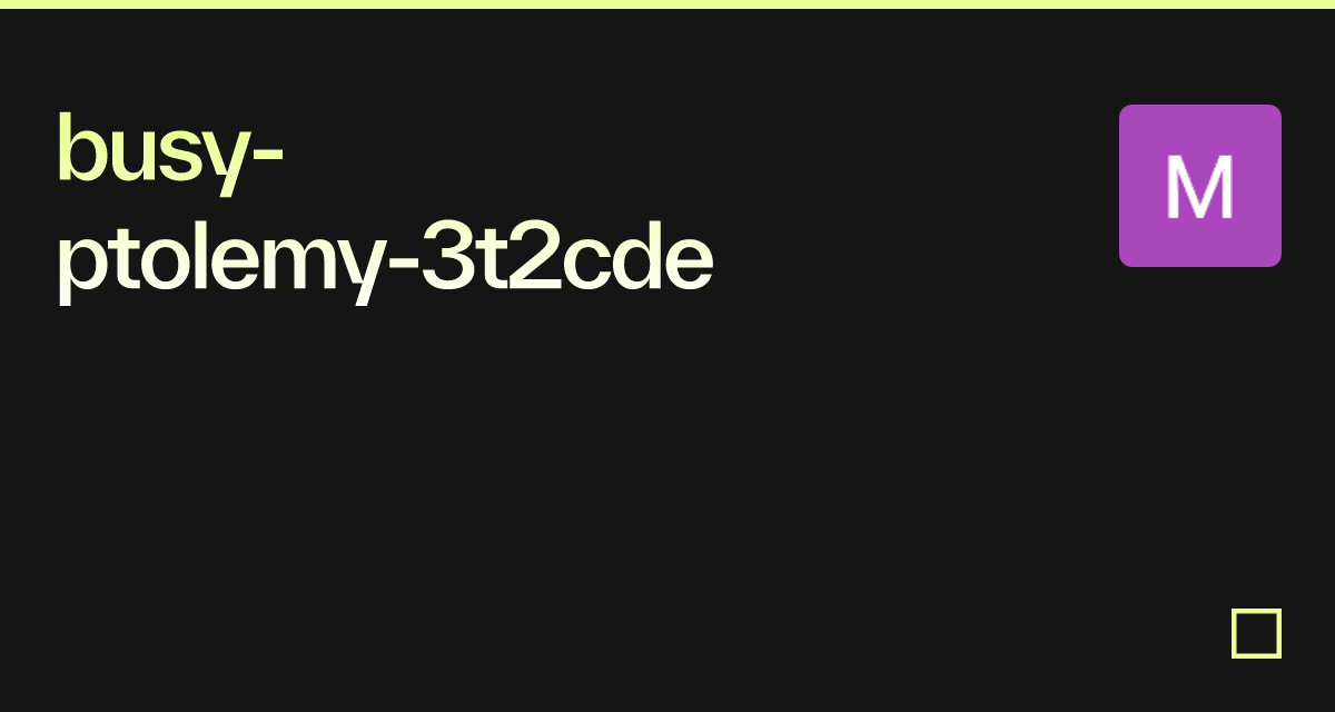 busy-ptolemy-3t2cde - Codesandbox