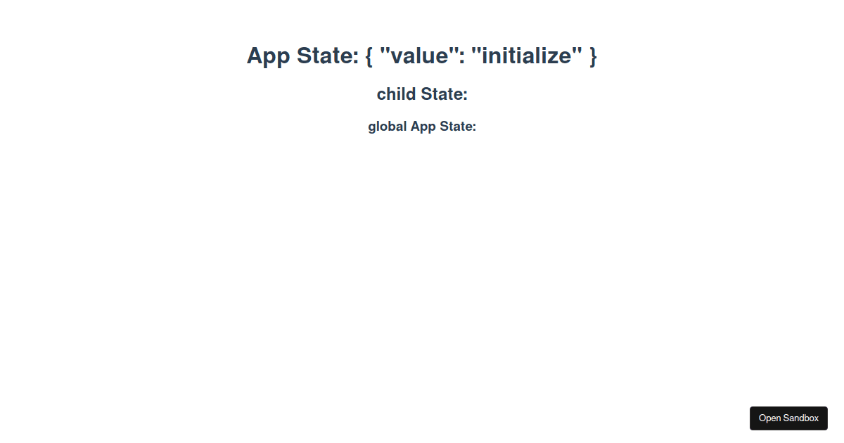 XState Global State (forked) - Codesandbox