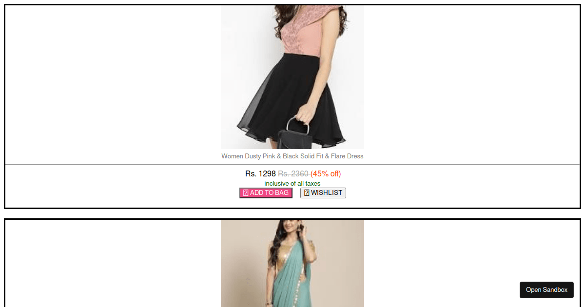 myntra-components - Codesandbox
