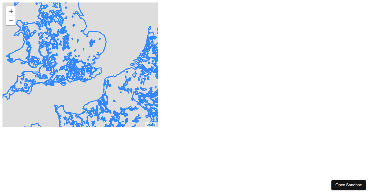 react-leaflet-vectorgrid (forked) - Codesandbox