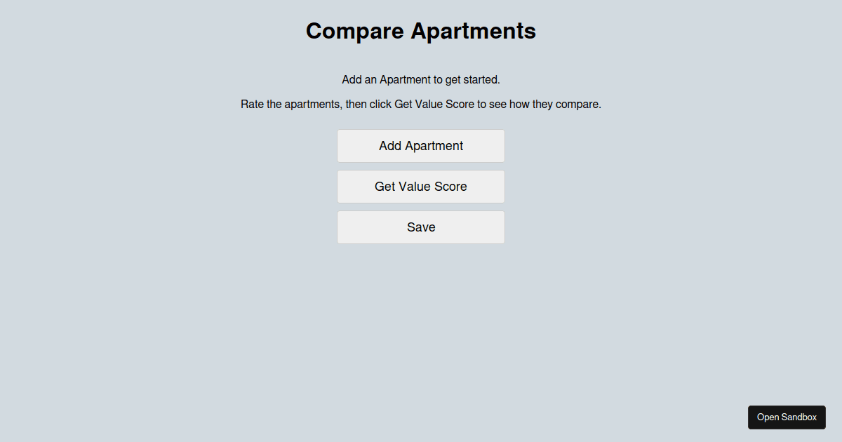 comparison-app - Codesandbox