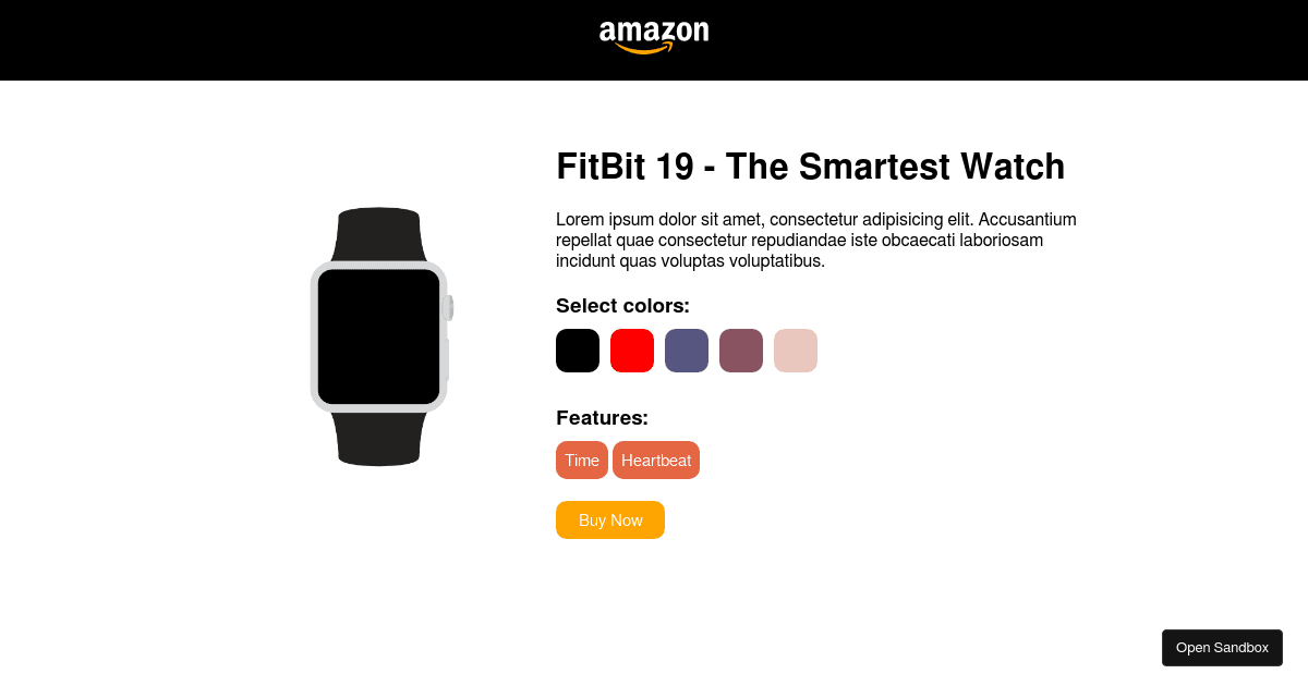 js-smartwatch - Codesandbox