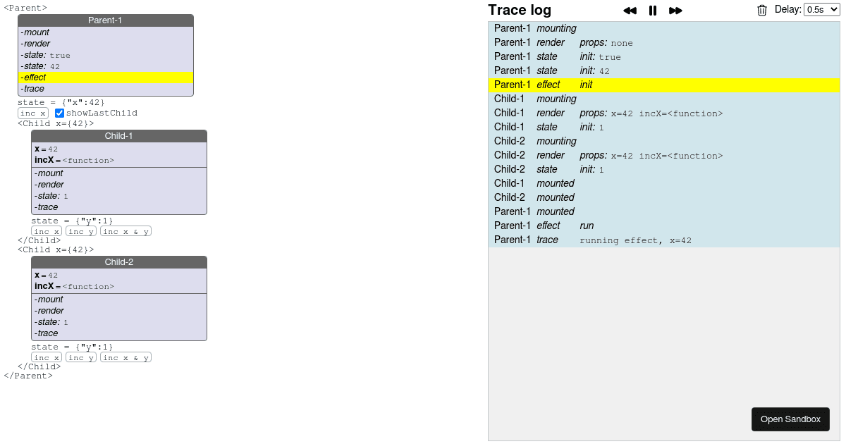 react-hook-tracer-demo - Codesandbox