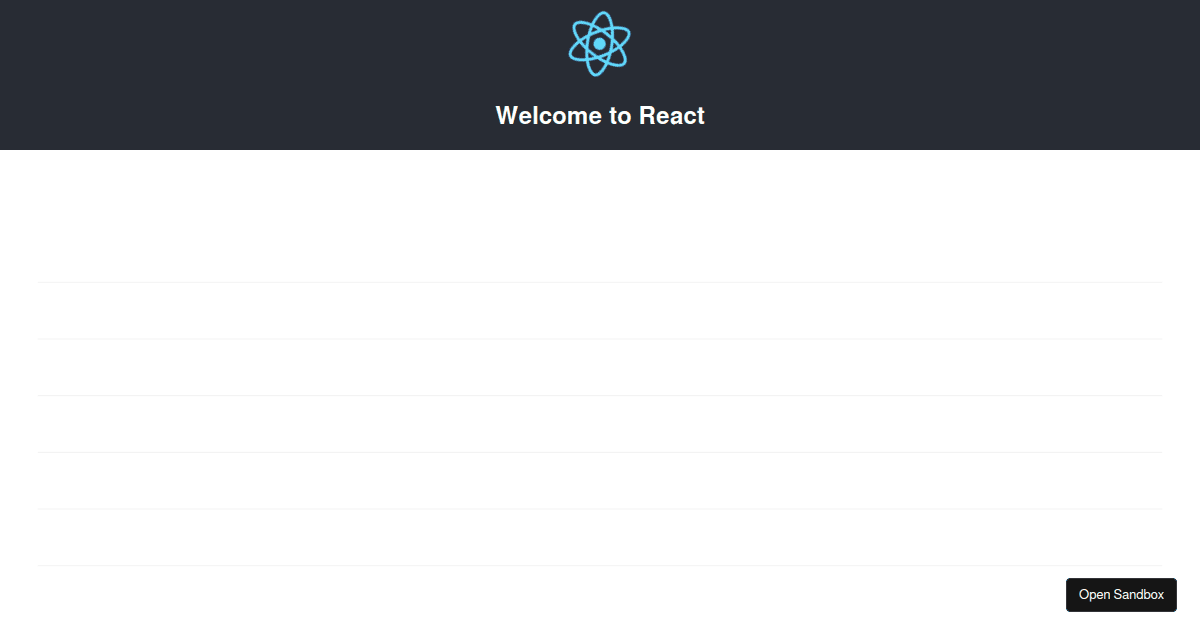 react-test - Codesandbox