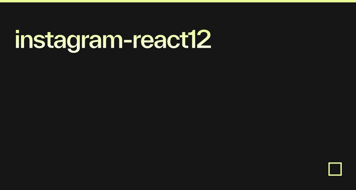 instagram-react12 - Codesandbox